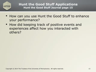 Resilience Training HTGS PowerPoint Aug 2014 v3.1 HTGS Presentation | PPT