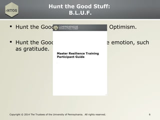 Resilience Training HTGS PowerPoint Aug 2014 v3.1 HTGS Presentation | PPT