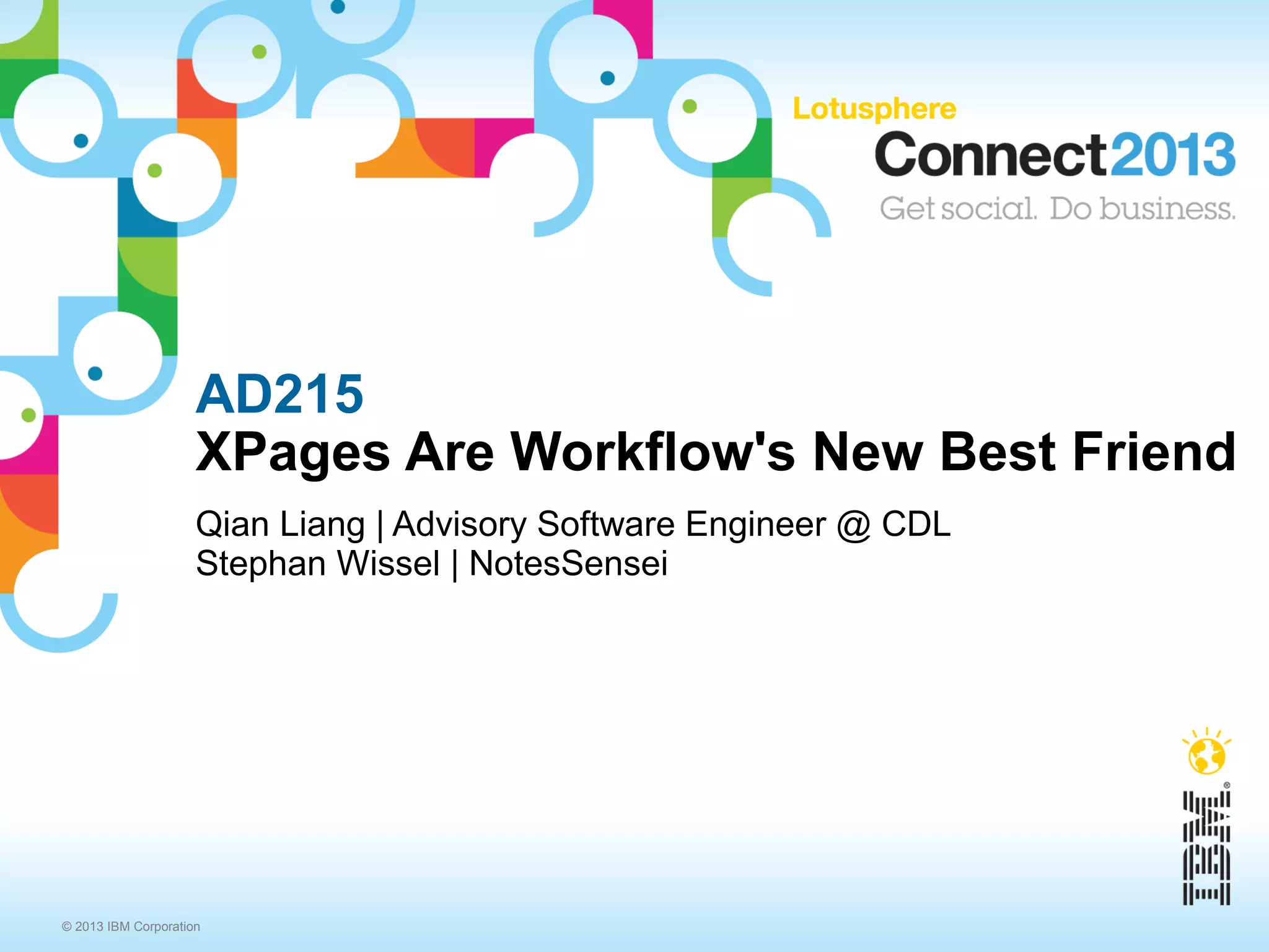 XPages is Workflow's new best friend | PPT