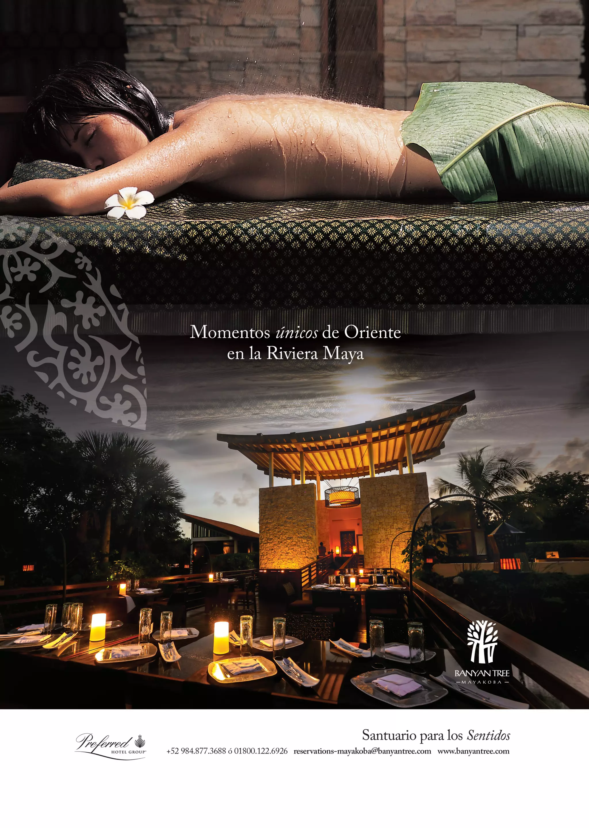 PRINT AD FULLPAGE - BANYAN TREE MAYAKOBA for Cancunissimo Magazine | PDF