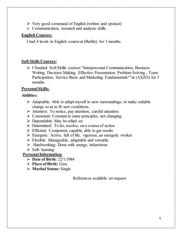 Heba Ismail CV | PDF