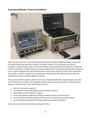Oscilloscopes and their Calibration-Web | PDF | Musical Instruments ...