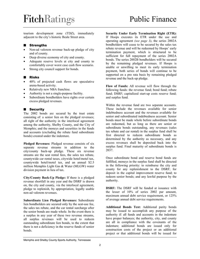 Mem-Shelby Sports Auth-Fitch (2002) | PDF