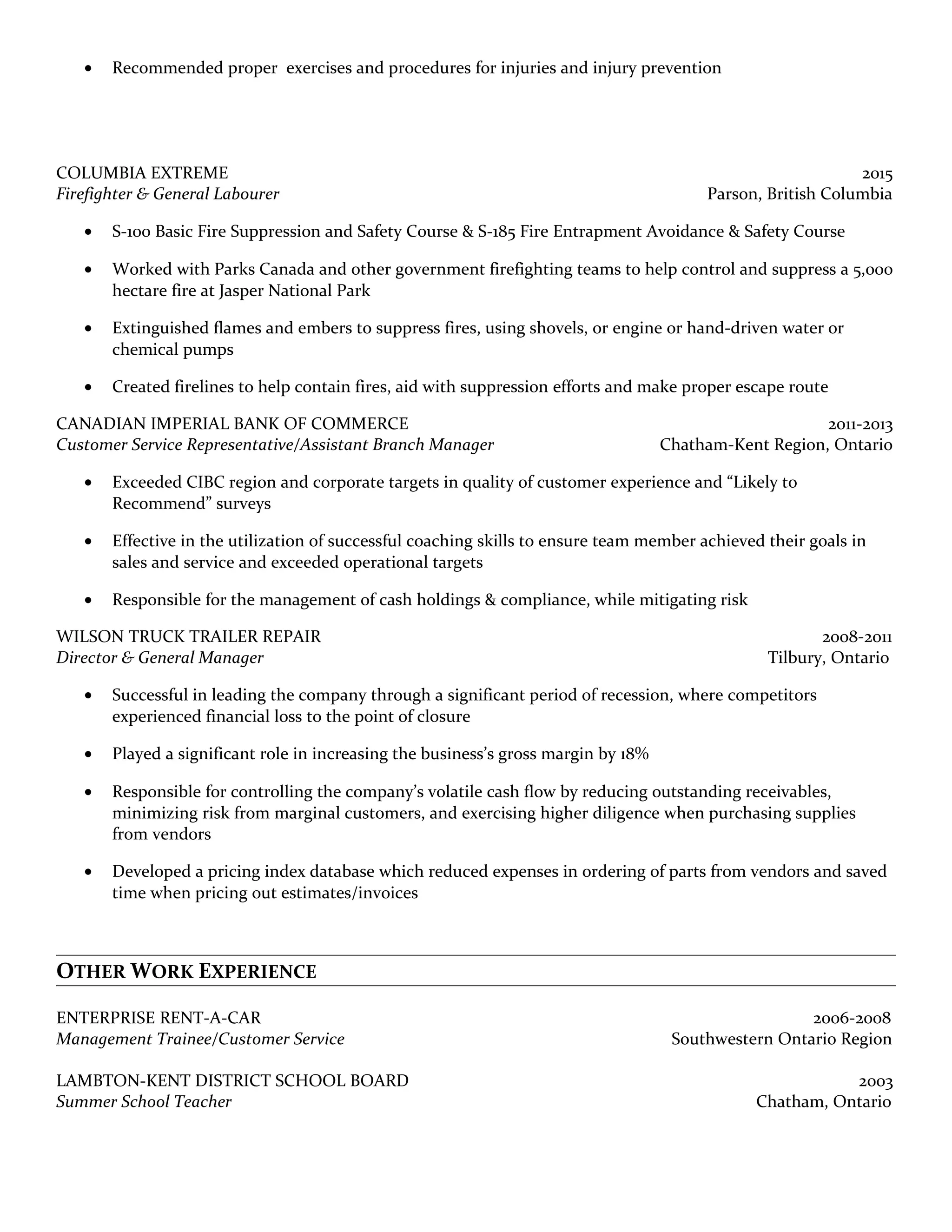 Wilson, Ryan - F4 Resume | DOC