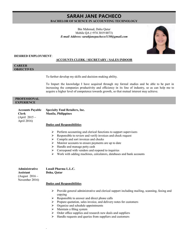 sarah jane cv2 (1) | PDF