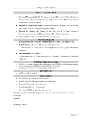 Pradip Thakare | DOC