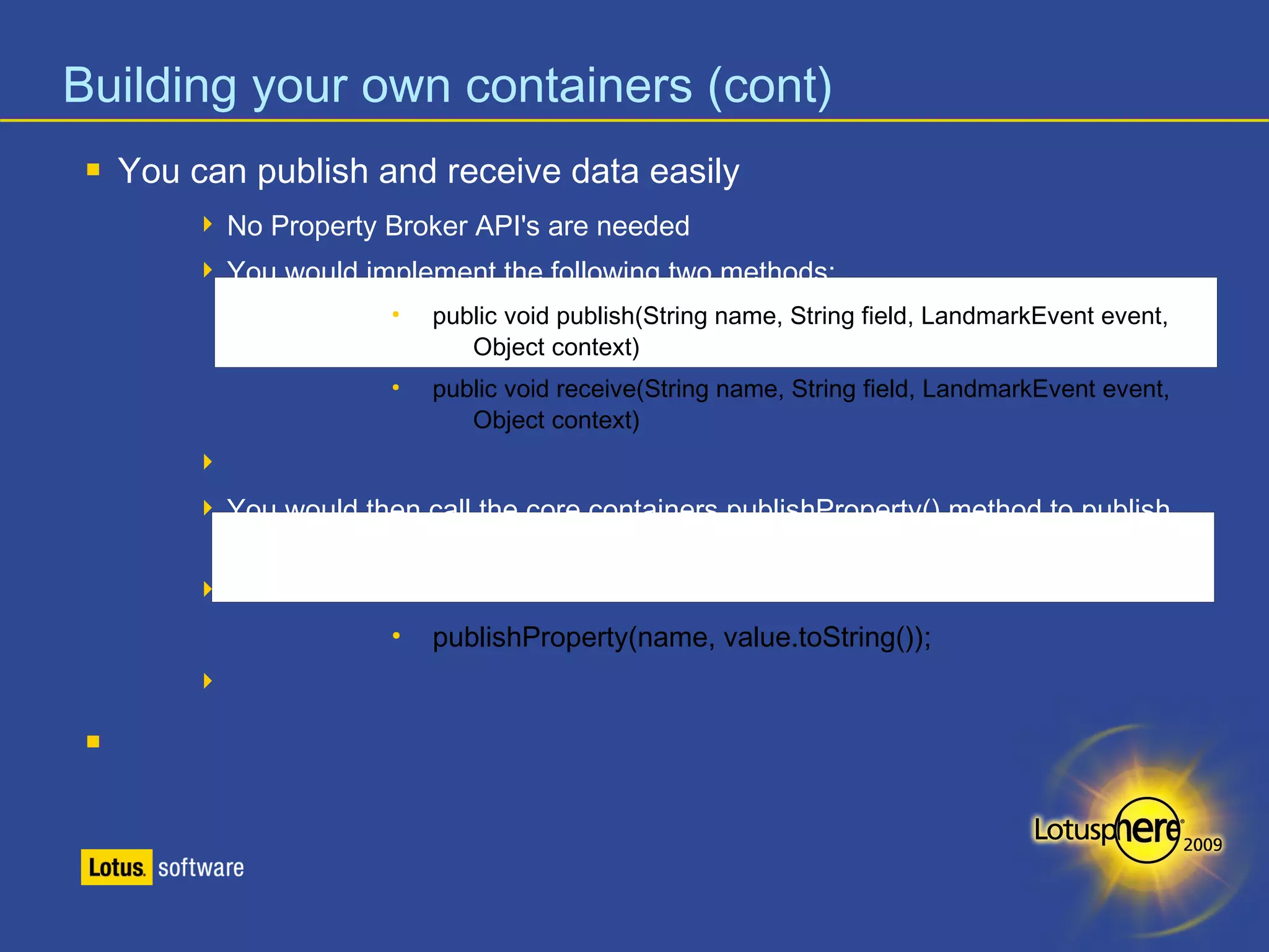 AD301: Introducing the Composite Application Container Framework ...