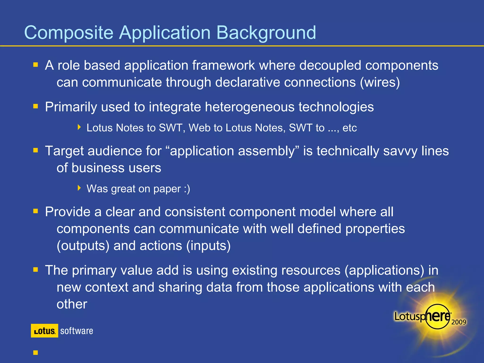 AD301: Introducing the Composite Application Container Framework ...