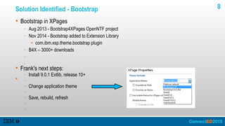 IBM ConnectED 2015 - AD302 - Responsive Application Development for XPages | PPT