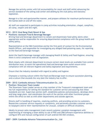 Lucky CHEN Curriculum Vitea | PDF