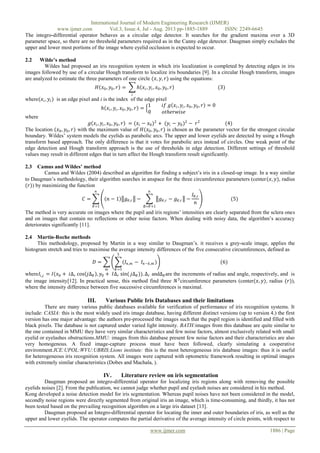 Iris Segmentation: a survey | PDF