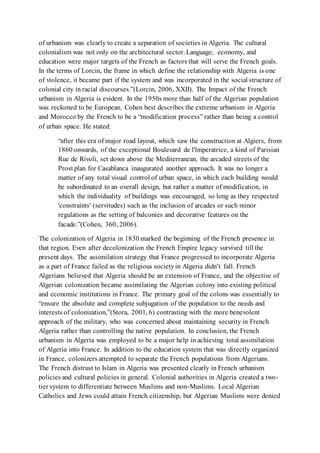 final French urbanism Lebanon and Algerian edited (2) | DOCX