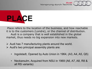 Marketing- My AUDI Presentation | PPTX