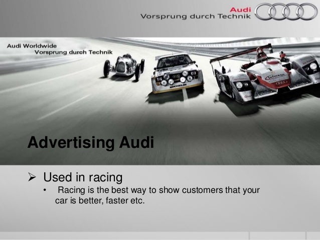 Marketing- My AUDI Presentation