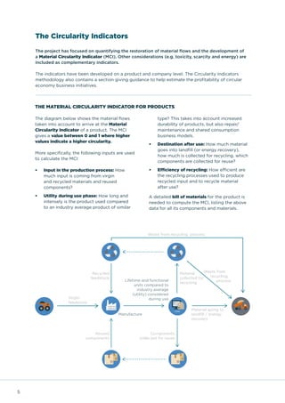 Circularity Indicators_Project Overview_May2015 | PDF
