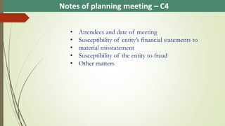 Presentation 2 - Planning and Internal Control Evaluation | PPTX | Business Accounting & Finance ...