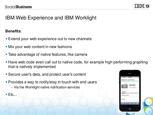 Engaging Mobile Apps with IBM® Social Business Solutions and IBM Work…