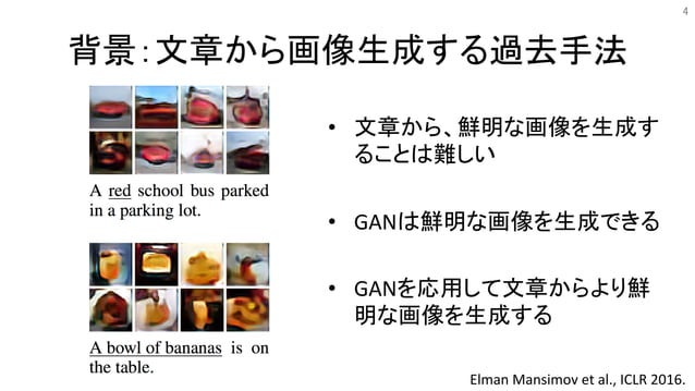 ICML2016読み会 Generative Adversarial Text to Image Synthesis | PPT