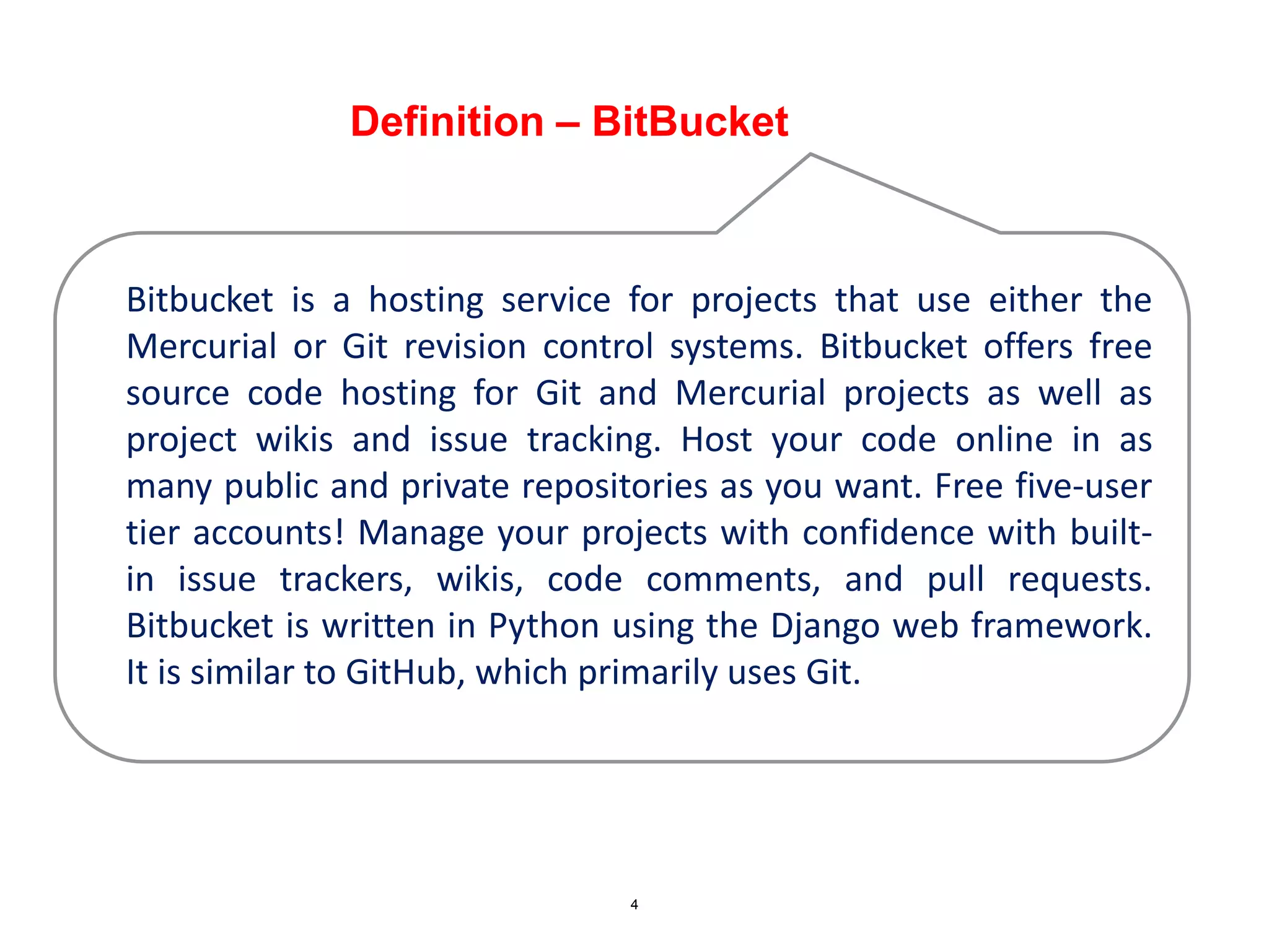 BitBucket presentation | PPTX