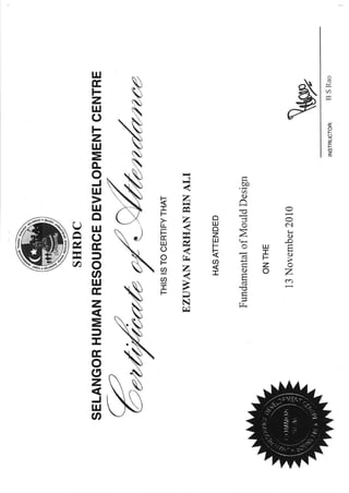 Ezuwan Cert&Transcript | PDF