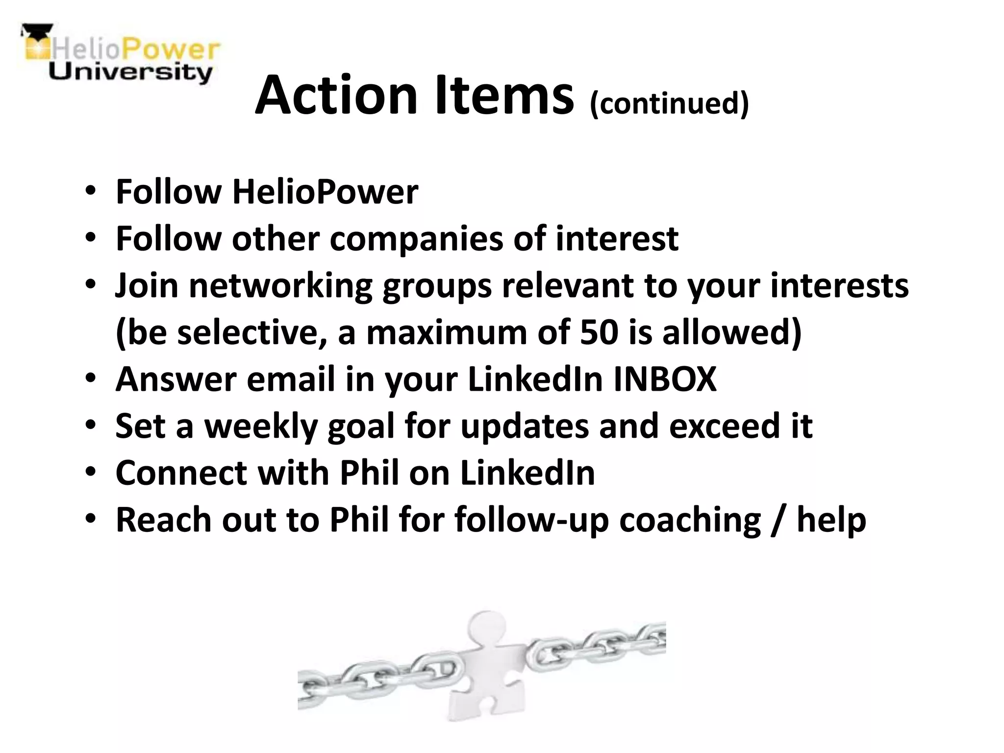 Are You The Missing Link - HelioPower University Social Media Learning ...