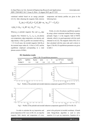 The Propagation and Power Deposition of Electron Cyclotron Waves in Non-Circular HL-2A Tokamak ...