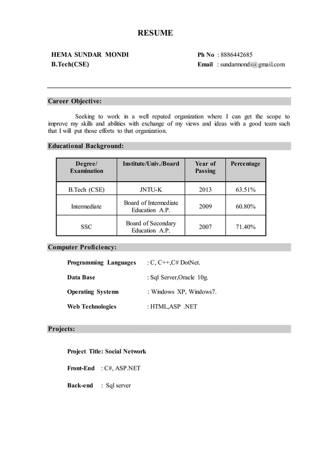 HEMA SUNDAR RESUME6 (2) | DOCX | Databases | Computer Software and Applications