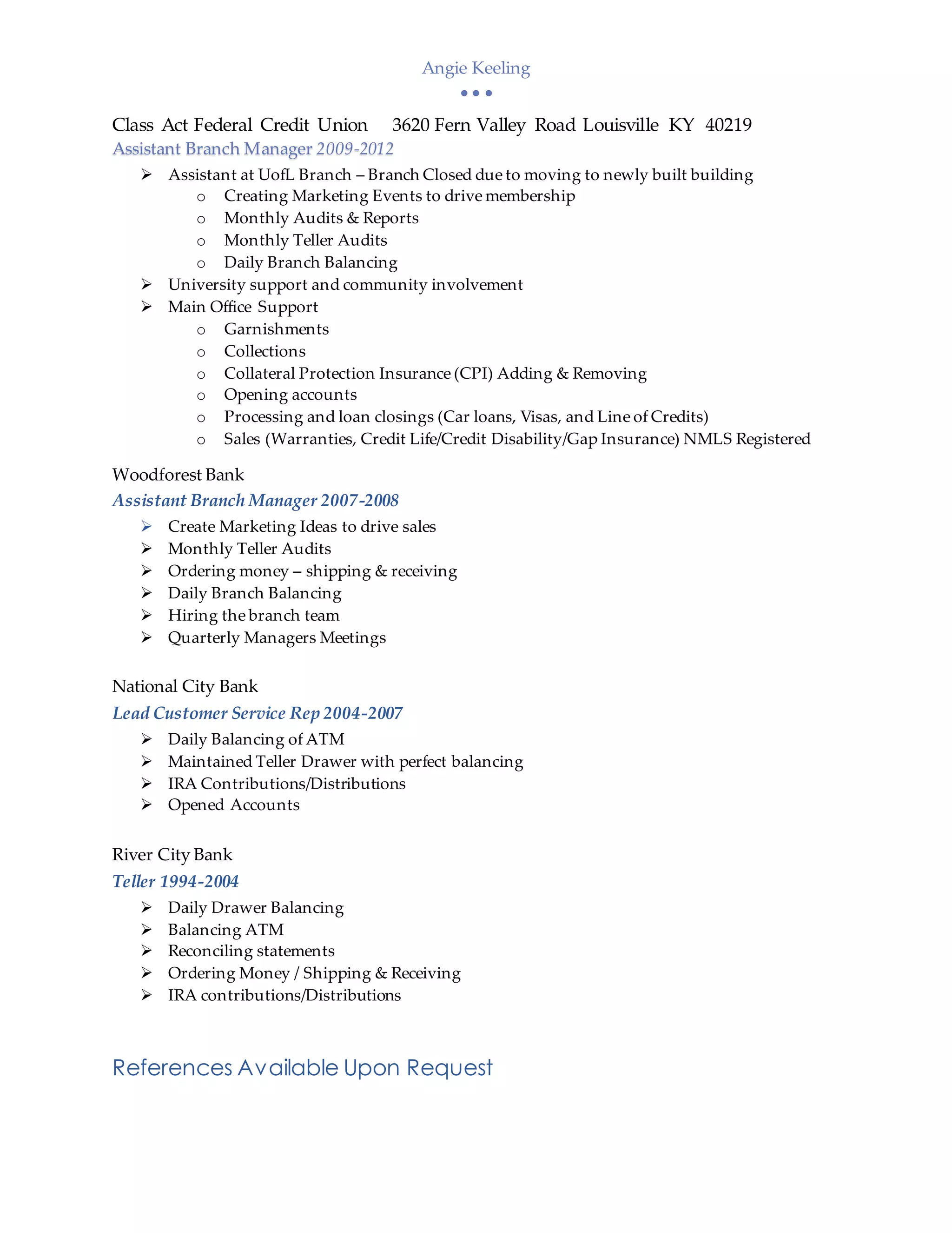 Angela Keeling Resume | DOCX