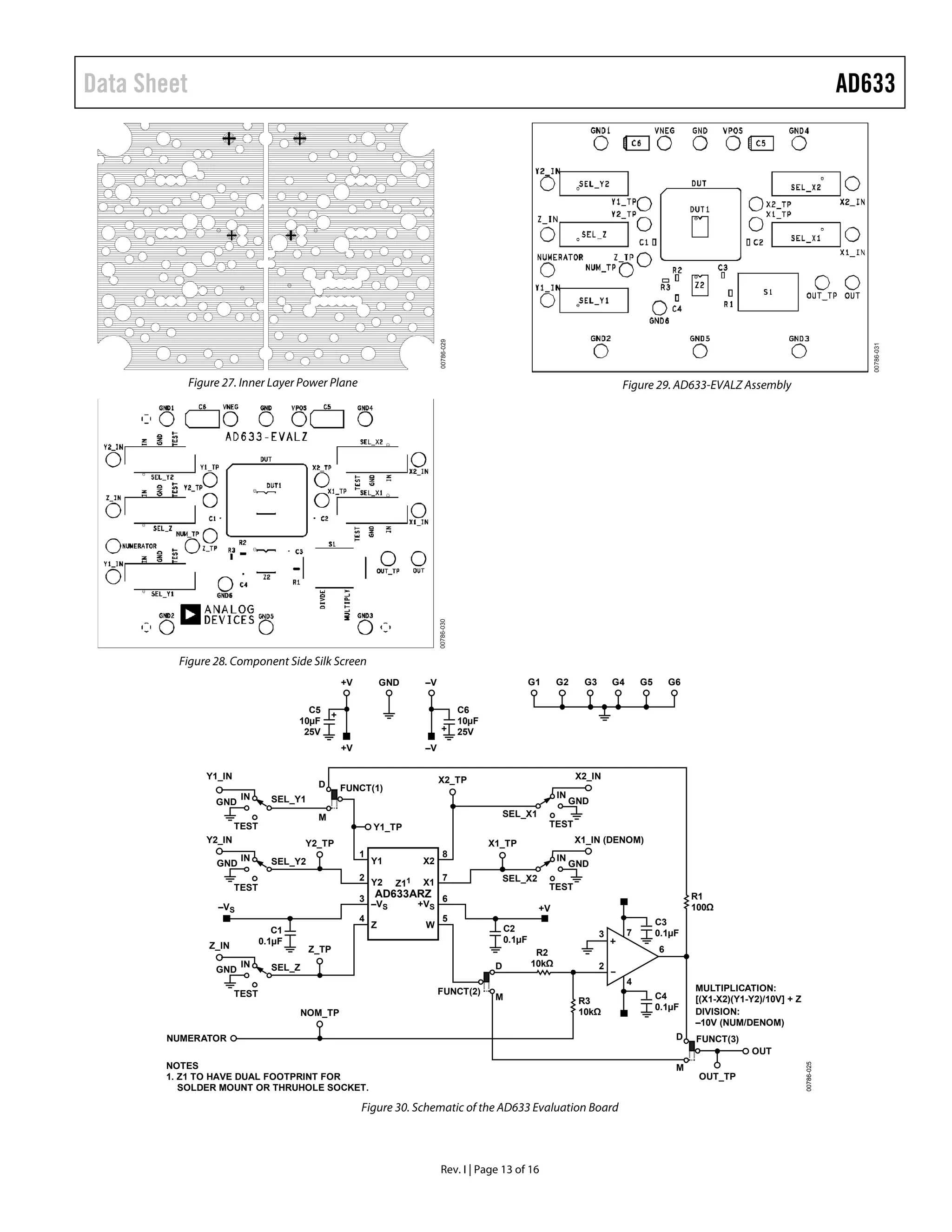 Datasheet Ad633 | PDF