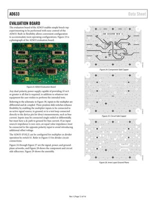 Datasheet Ad633 | PDF