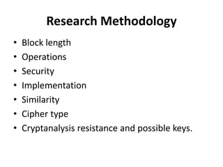 DESIGN AND IMPLEMENTATION OF DATA ENCRYPTION SOFTWARE | PPTX