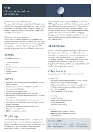 Umoya Brochures | PDF