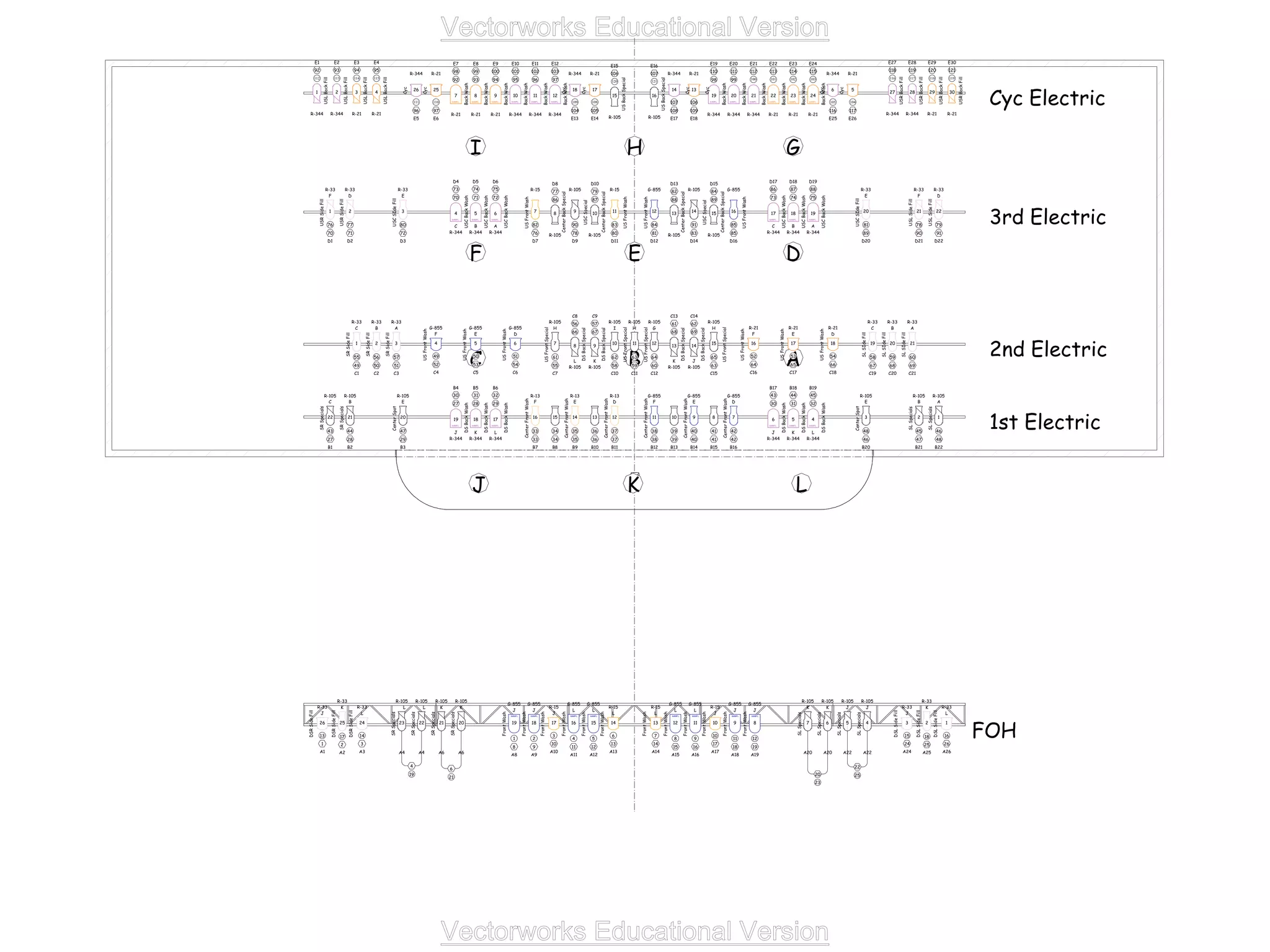 2d light plot practice v2015 | PDF | Home & Garden