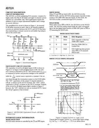 AD7524 8-Bit DAC Datasheet | PDF