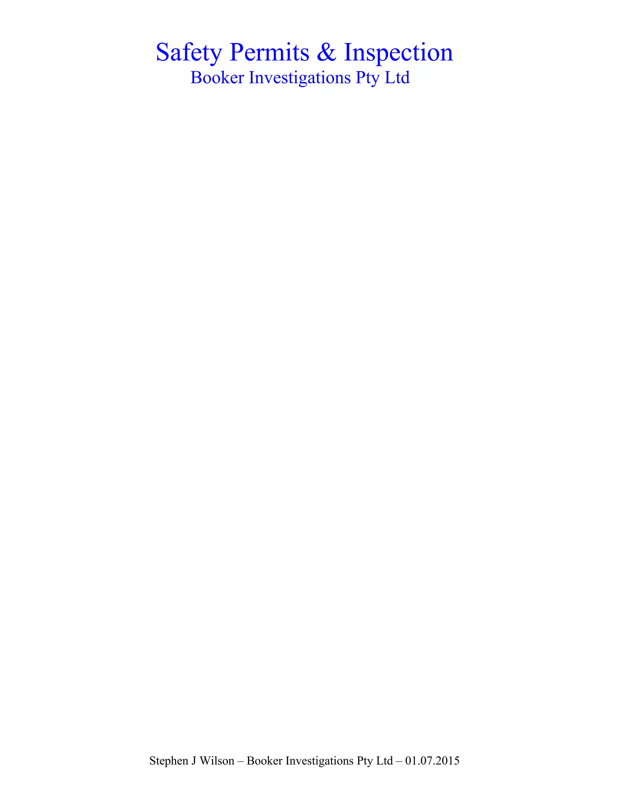 Permit Issue consideration#1 | DOC