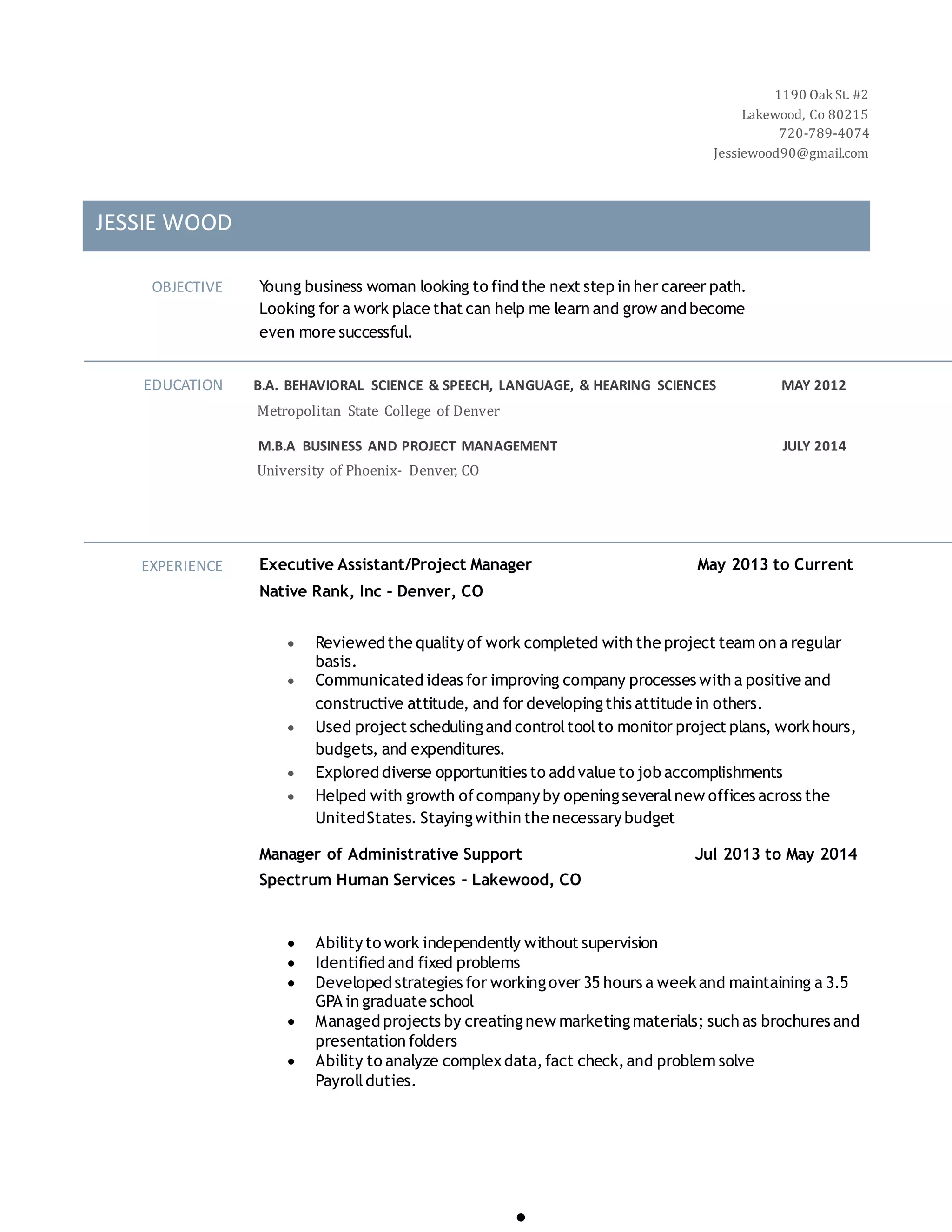 resume (Jessie) | DOCX