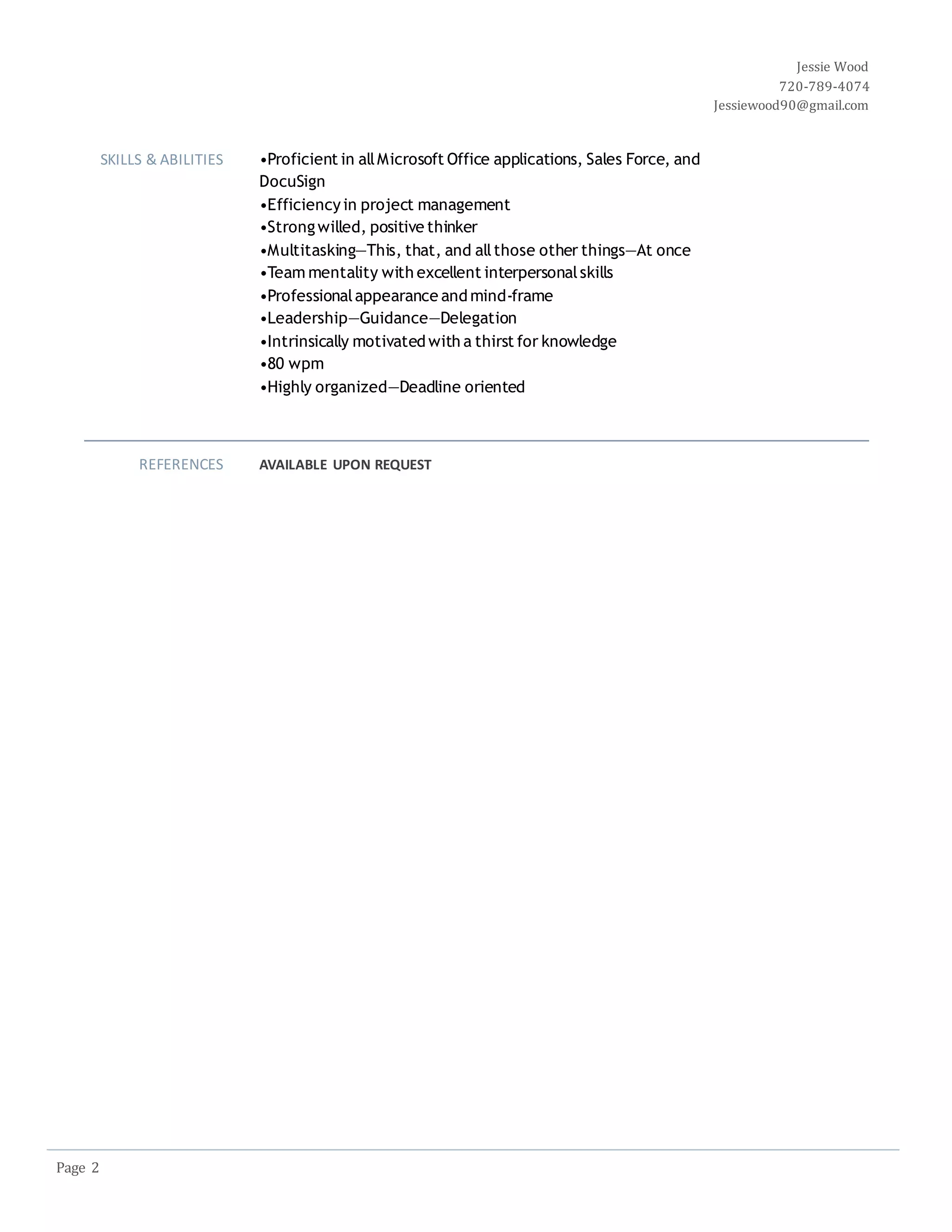 resume (Jessie) | DOCX