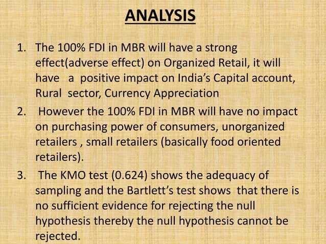 Presentation on FDI | PPT