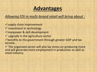 Presentation on FDI | PPT