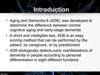 Ad 8 journal eng version | PPT | Brain and Nervous System Disorders ...