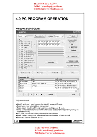 How To Use AD 90 Car Diagnostic Tool | VtoolShop | PDF