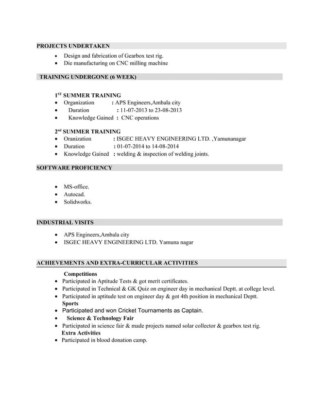 RESUME of KARAN (2) | PDF