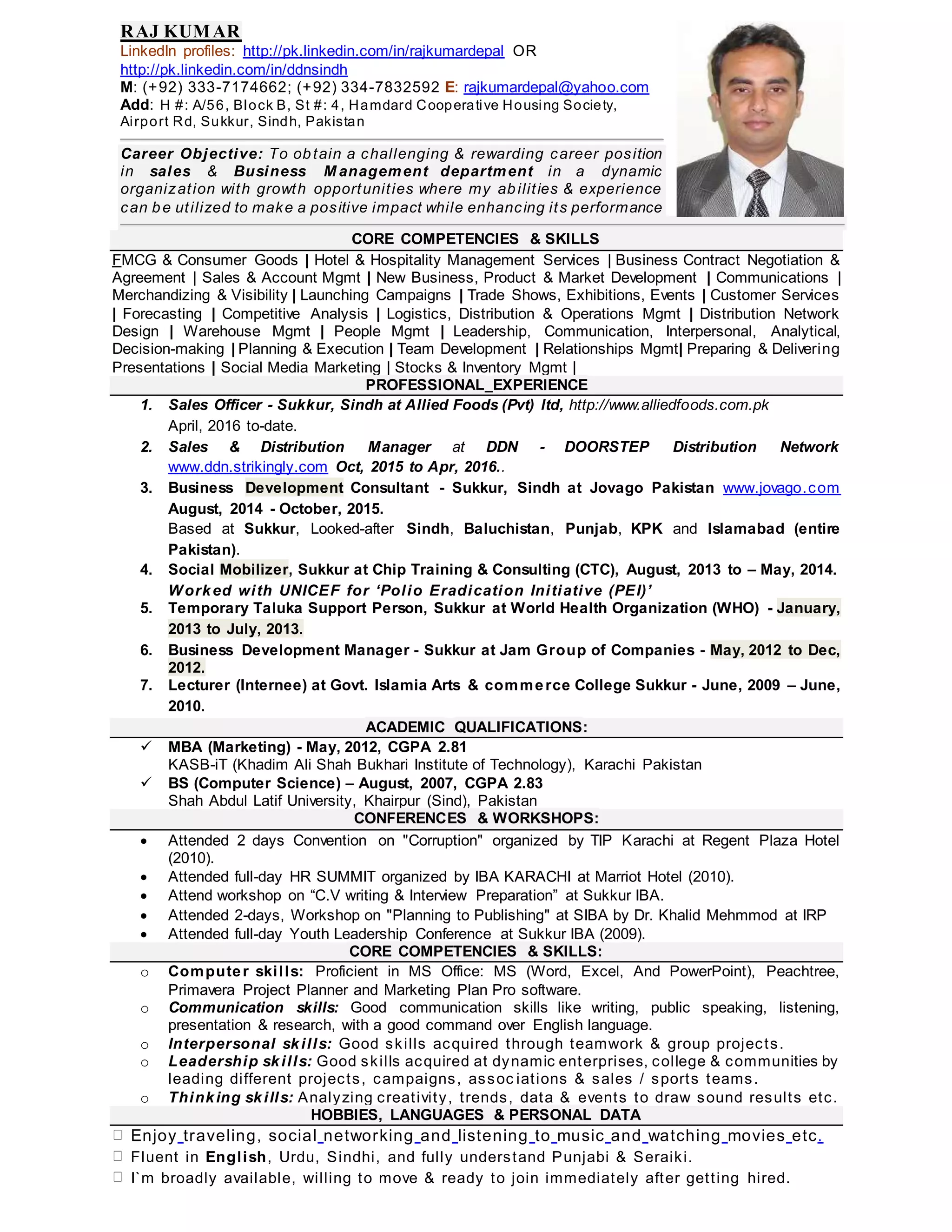 Resume - Raj Kumar | DOCX