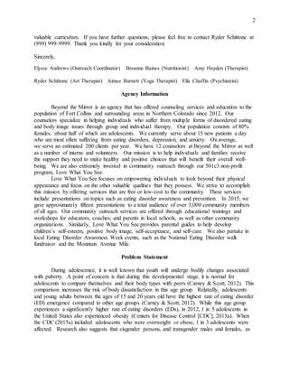 Body Acceptance Program | DOCX