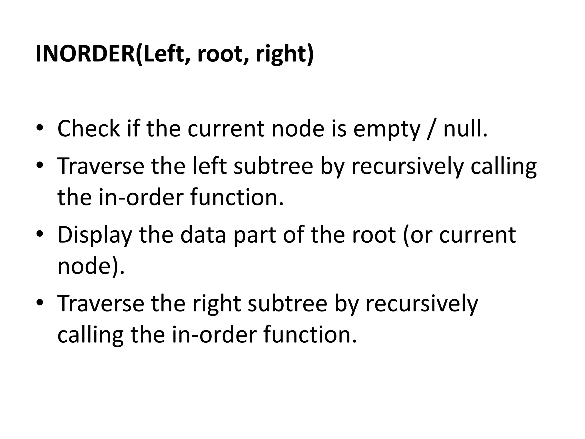 Tree traversal techniques | PPTX