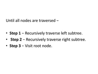 Tree traversal techniques | PPTX