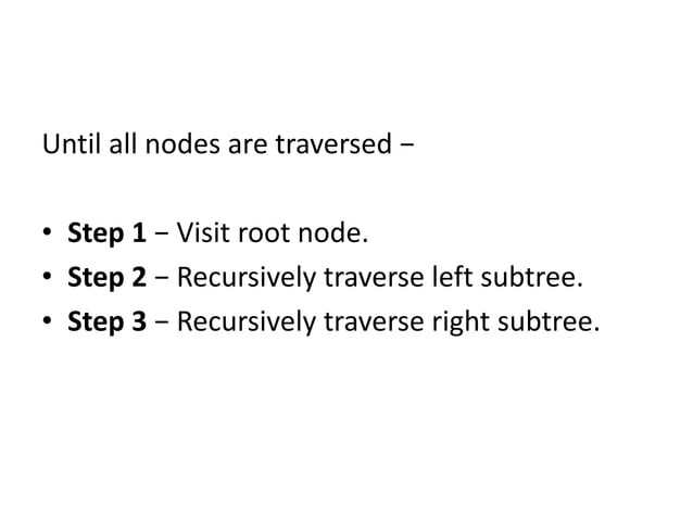 Tree traversal techniques | PPTX