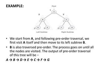 Tree traversal techniques | PPT