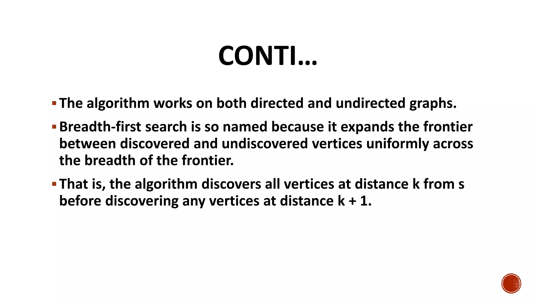 Breadth First Search (BFS) | PPTX