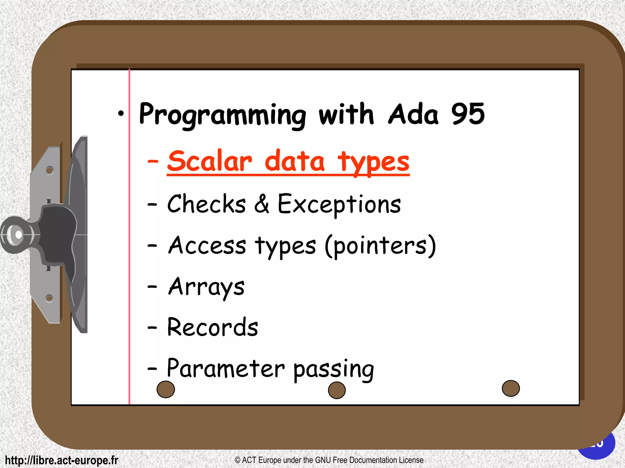 Ada 95 - Introduction | PPT